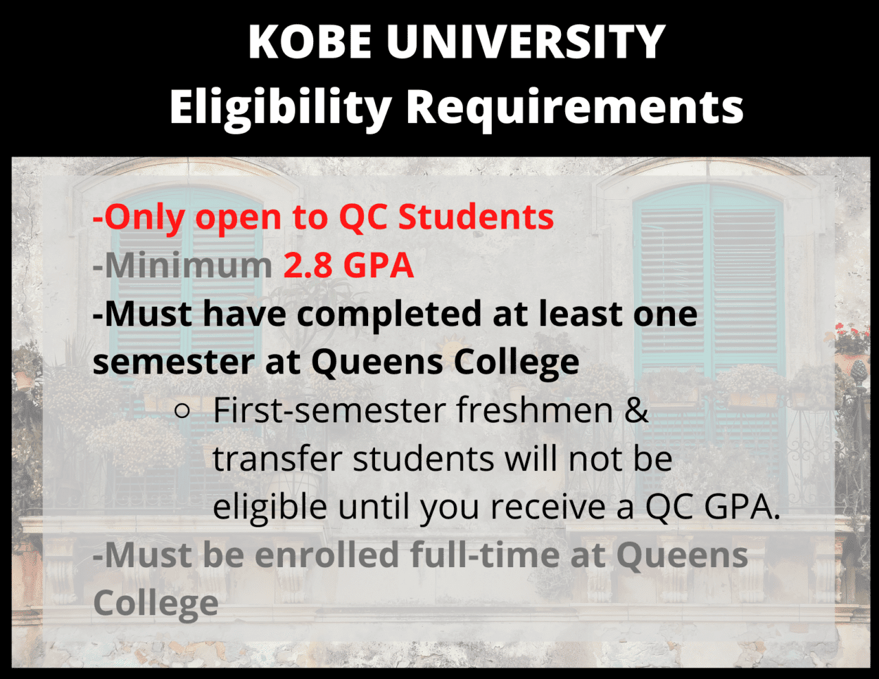 Kobe University, Japan - Study Abroad