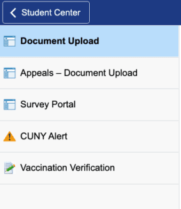Document Upload | Admissions | Queens College, CUNY
